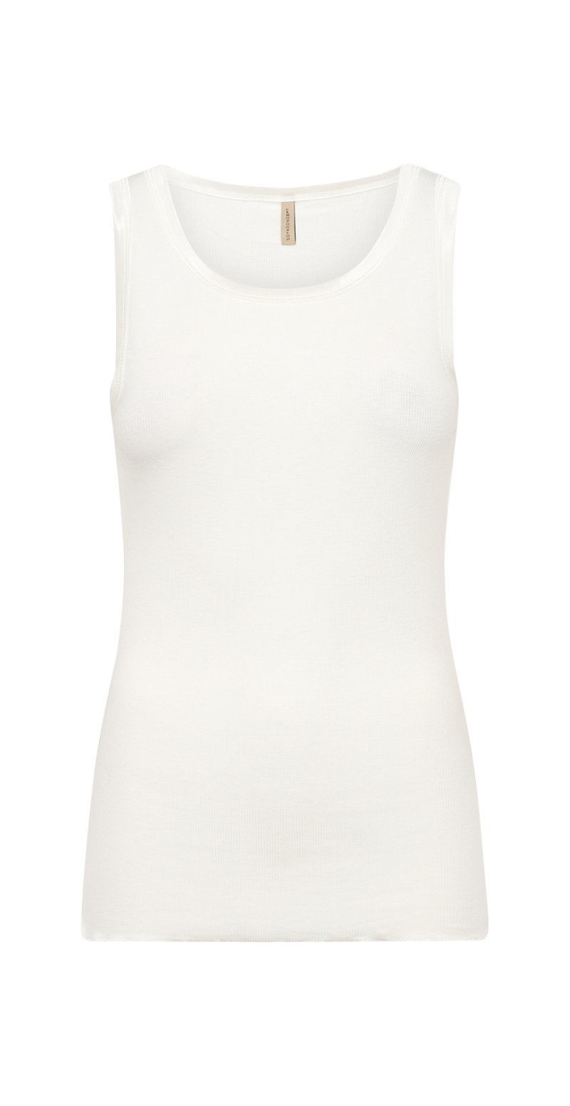 Ryan top hvid Soyaconcept